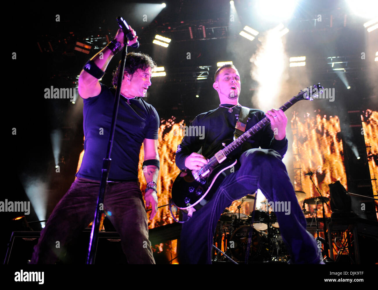 Lead singer of support band hi-res stock photography and images - Alamy