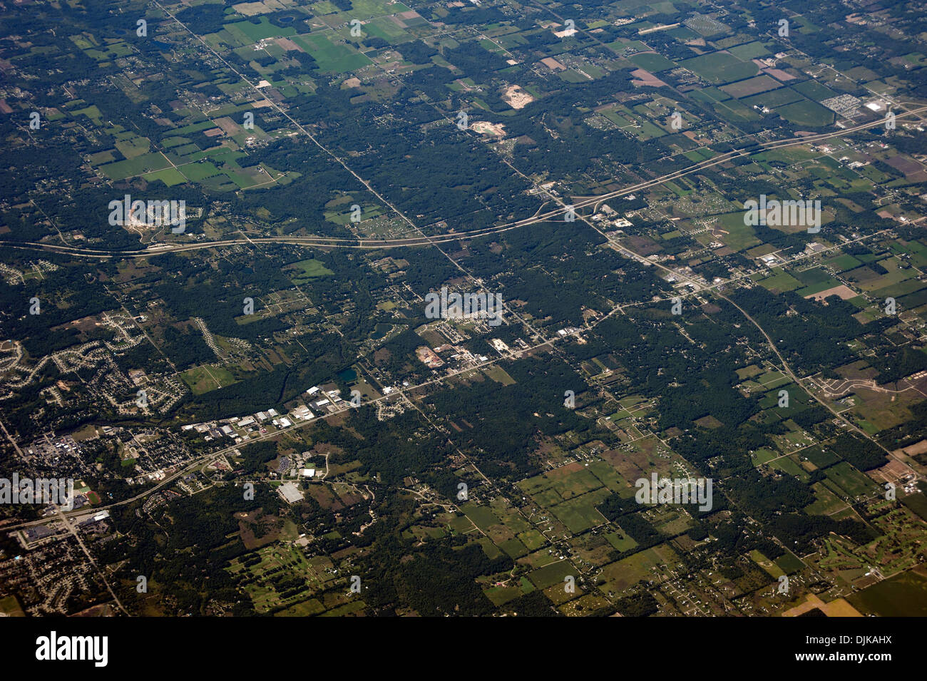 Aerial view of Illinois, USA Stock Photo - Alamy