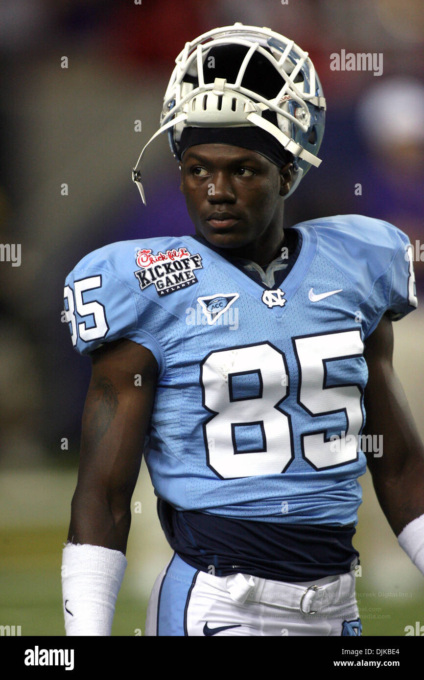 Sept. 4, 2010 - Atlanta, Georgia, U.S. - North Carolina Tar Heels wide ...