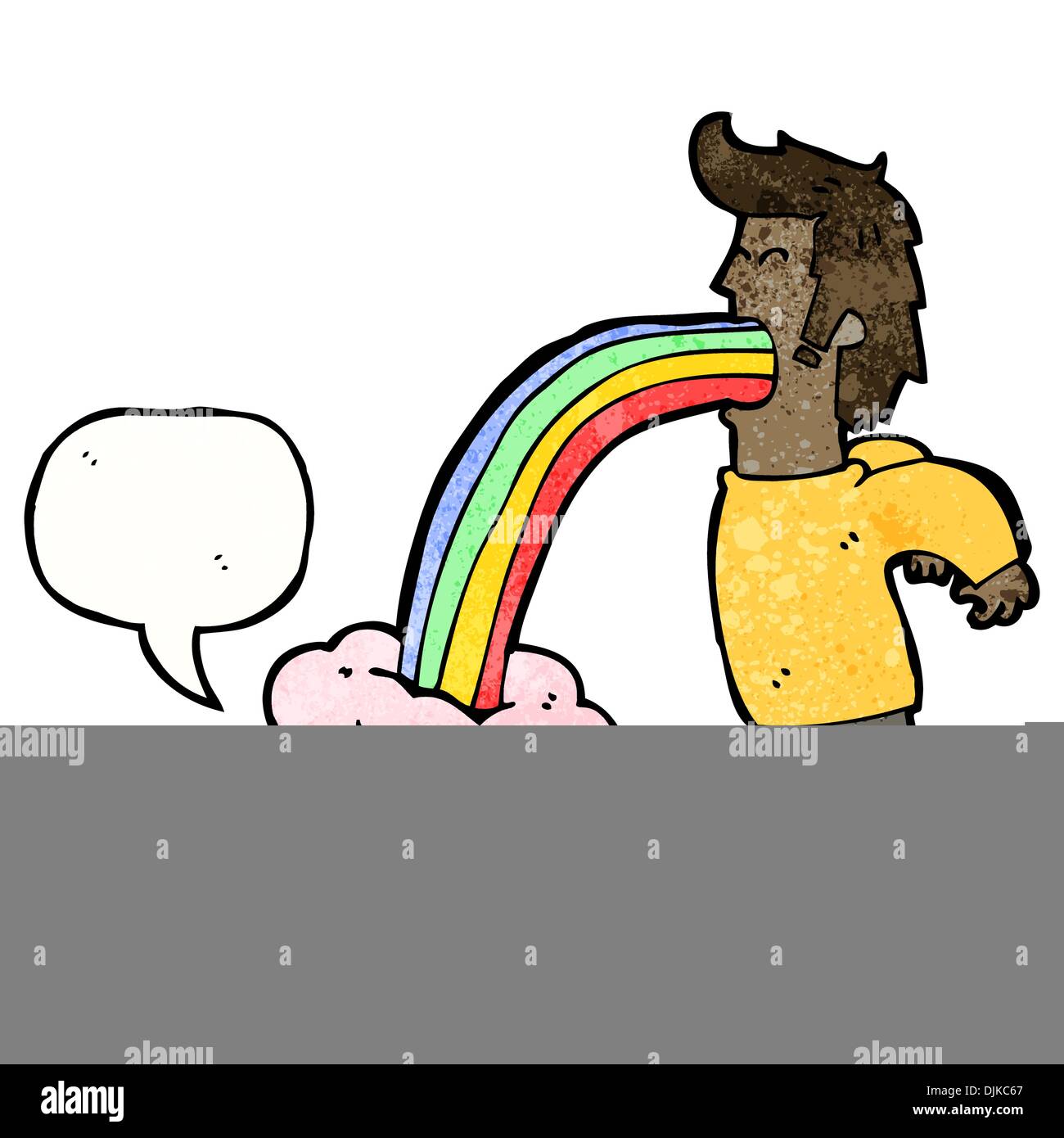 Cartoon boy vomiting hi-res stock photography and images - Alamy