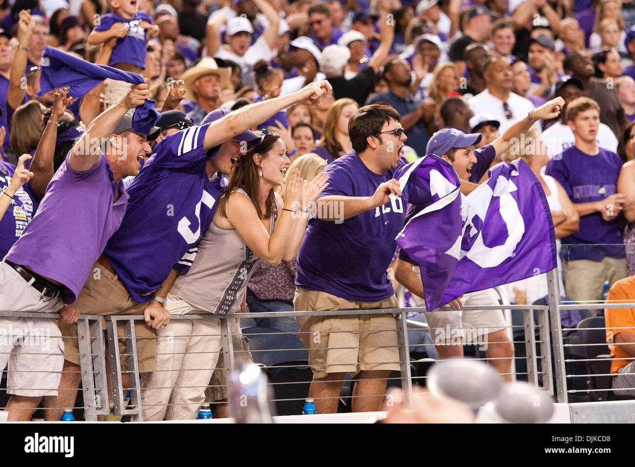 Tcu fans hi-res stock photography and images - Alamy
