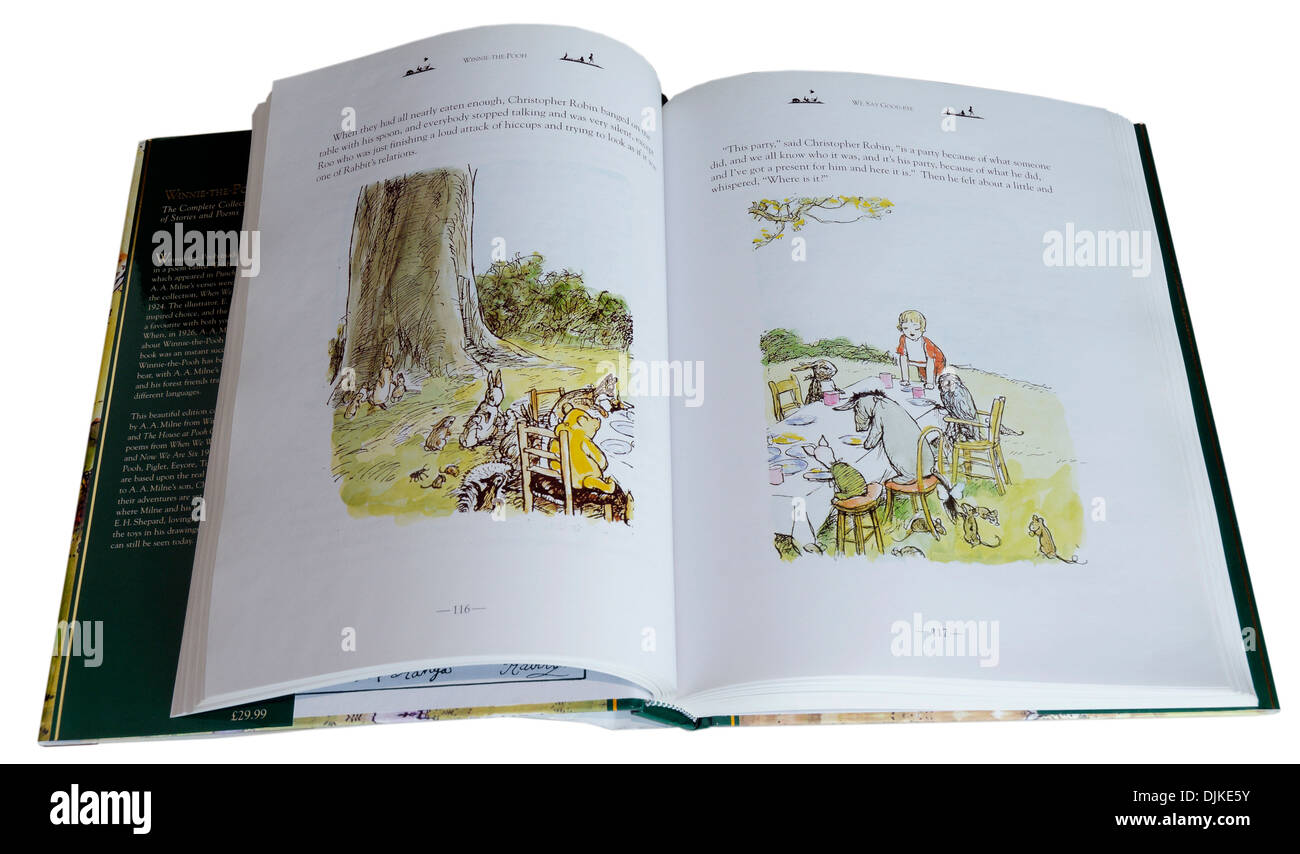 The gorgeous EH Shepard illustrated version of Winnie the Pooh by AA ...