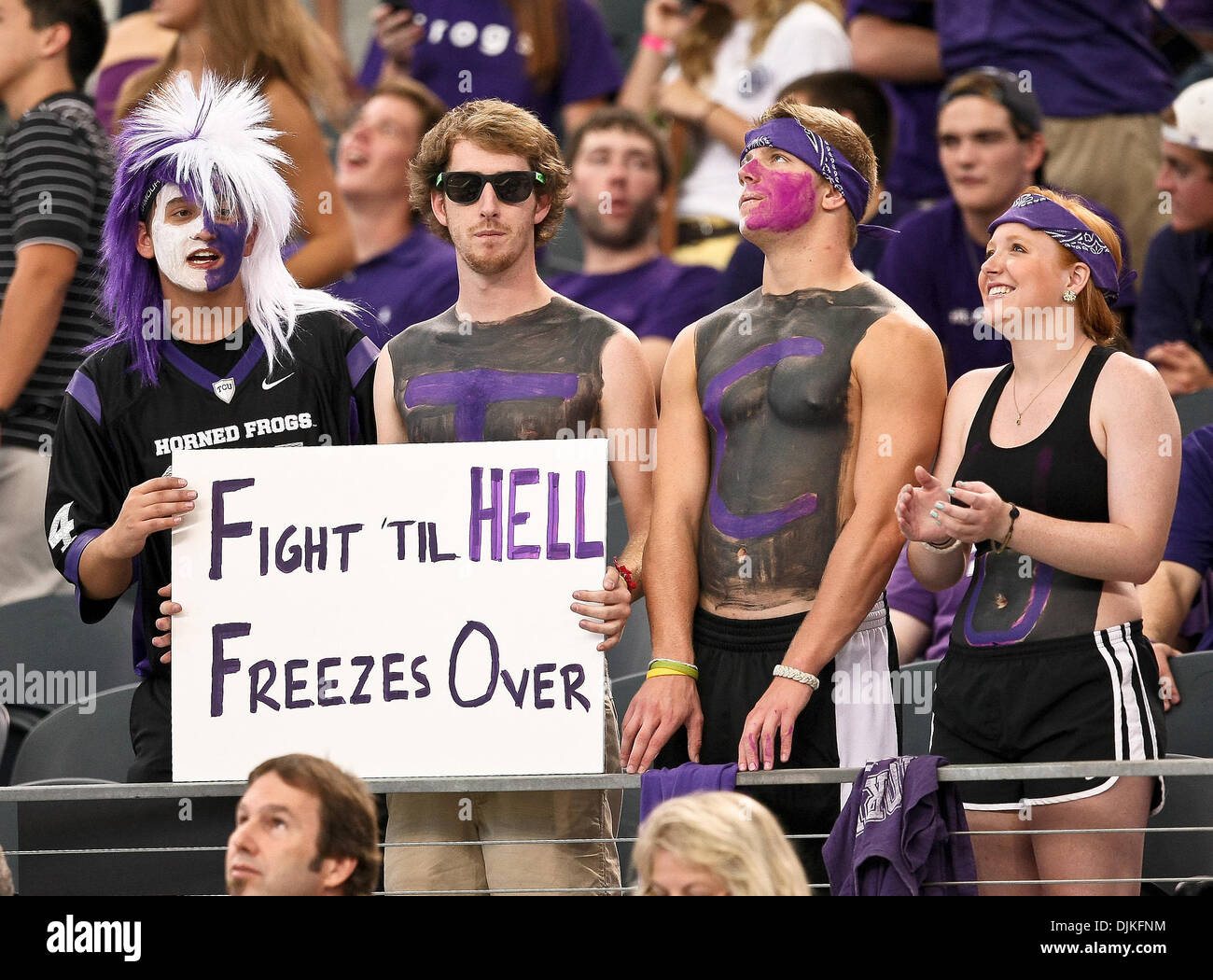 Tcu fans hi-res stock photography and images - Alamy