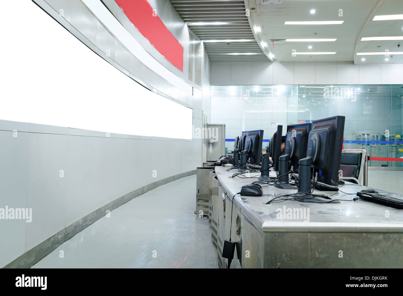 Modern electronic technology inside the control room Stock Photo - Alamy