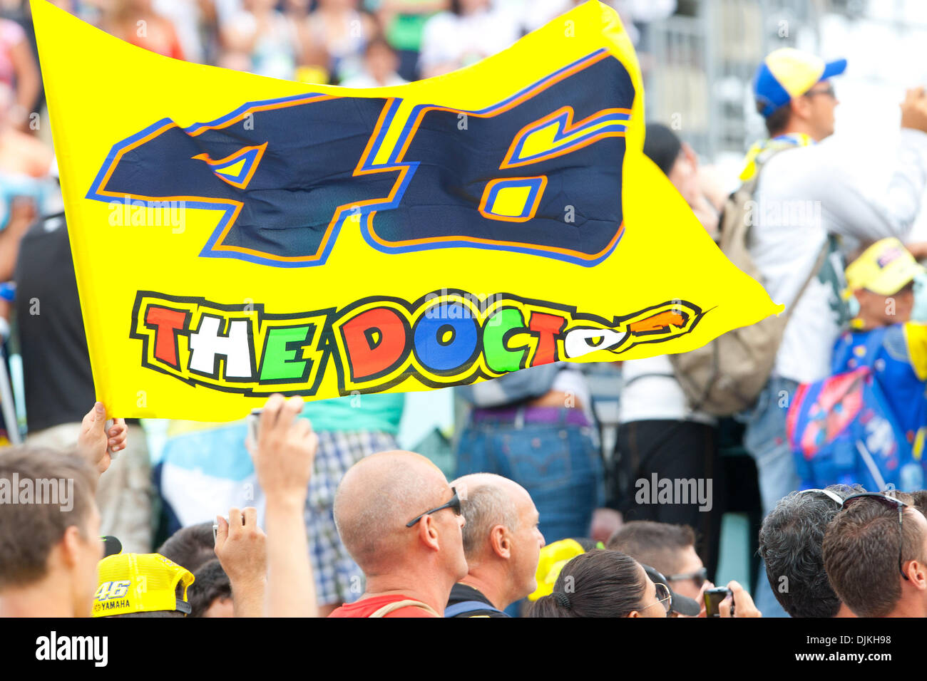 Sep. 07, 2010 - Misano Adriatico, Italy - Valentino Rossi fans at the ...