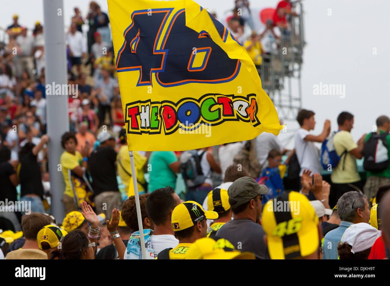 Valentino rossi fans hi-res stock photography and images - Alamy