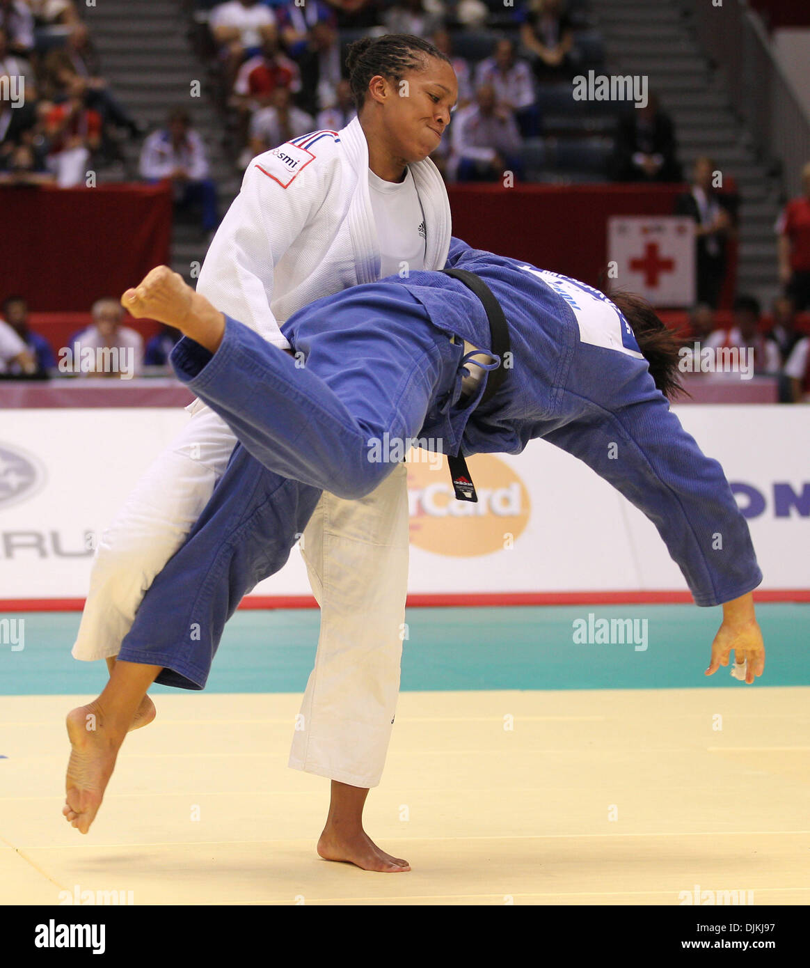 Sept. 10, 2010 - Tokyo, Japan - LUCIE DECOSSE of France (white) at the ...