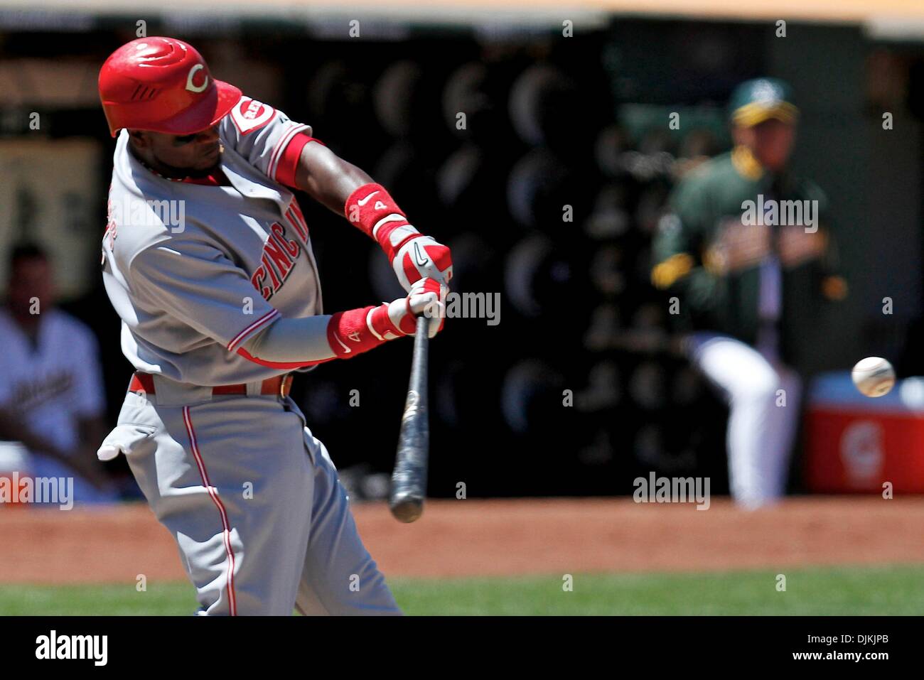23-June-2010: Oakland, CA: Oakland Athletics Hosts the Cincinnati Reds ...