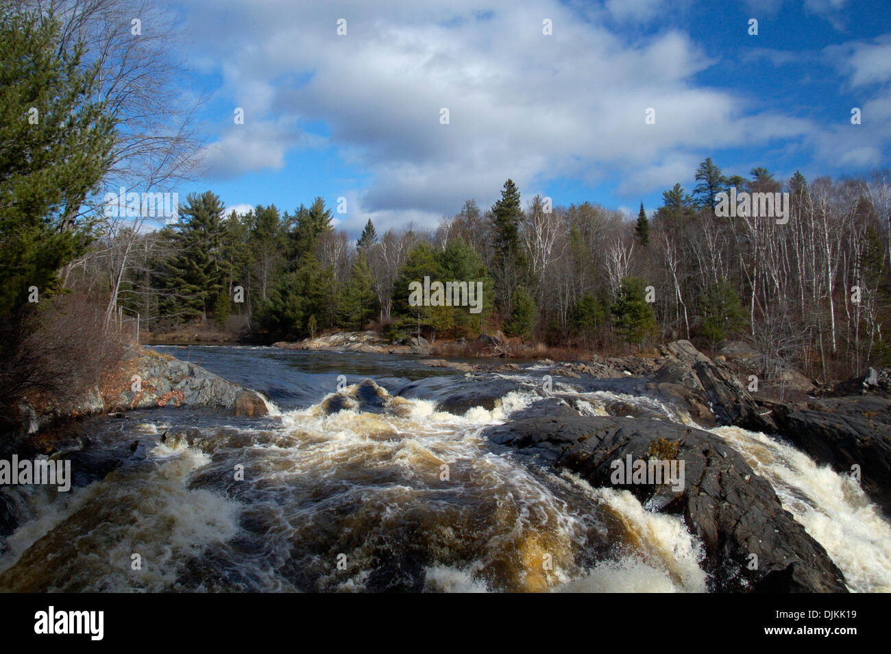 Waterfalls in Northern Ontario Stock Photo - Alamy