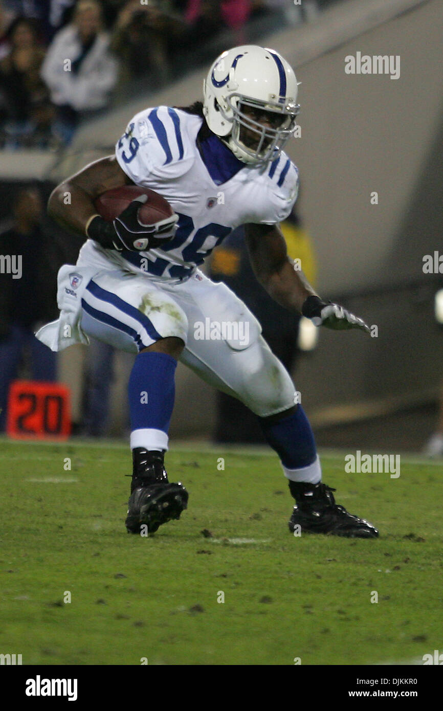 Joseph Addai in action in the NFL football game between the ...