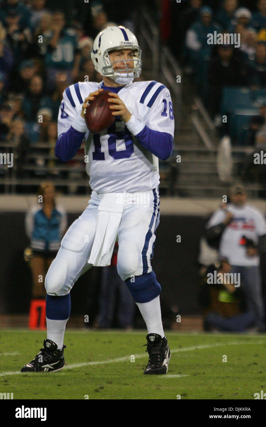 Peyton Manning in action in the NFL football game between the ...