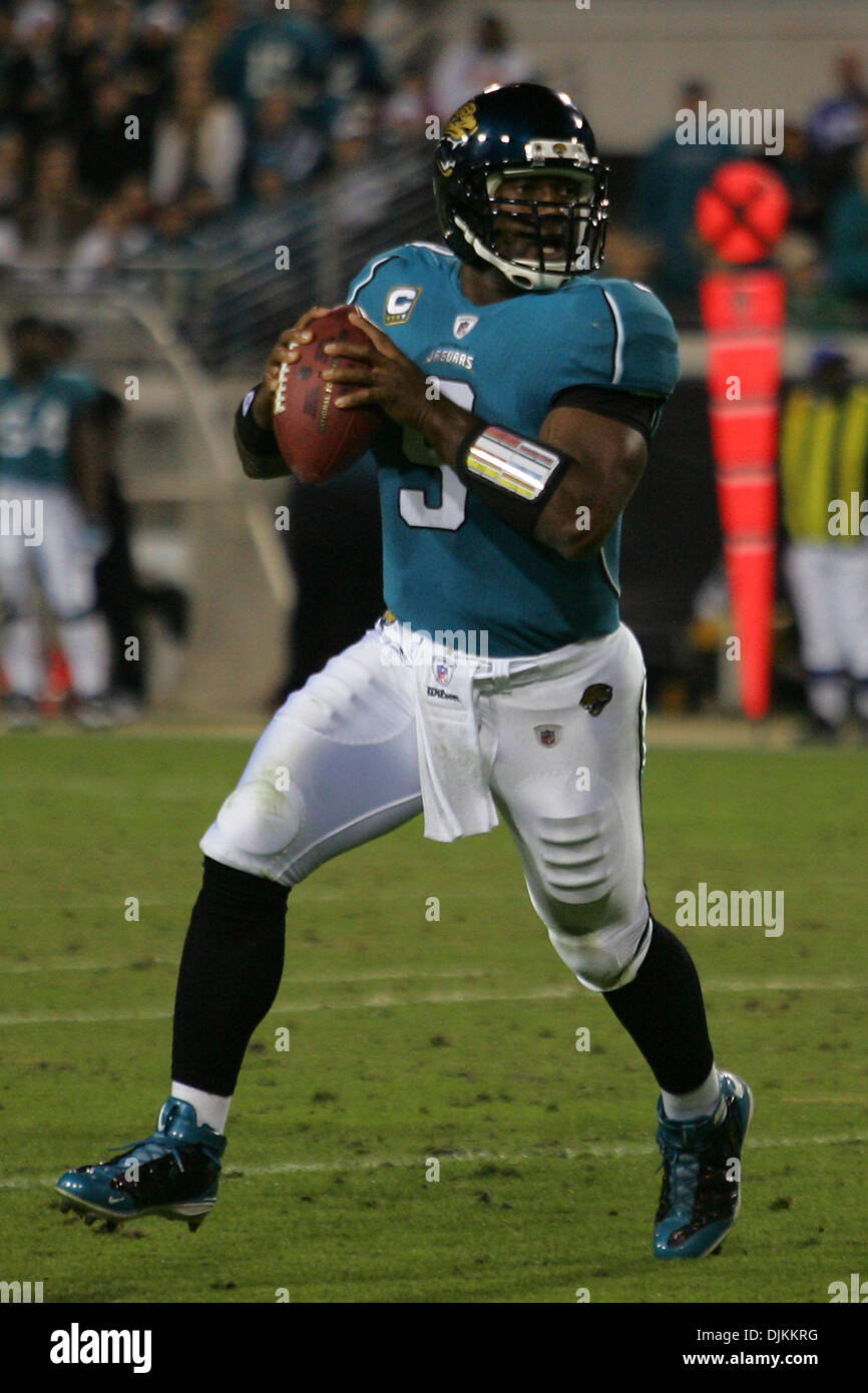 David Garrard in action in the NFL football game between the ...