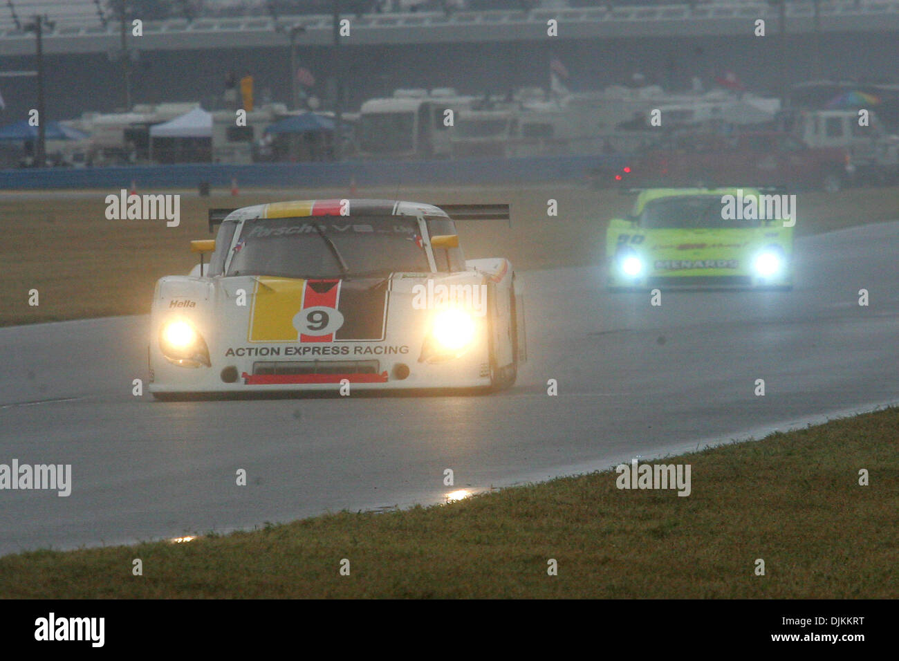 The No. 9 Action Express Racing Porsche of Terry Borcheller, Joao ...