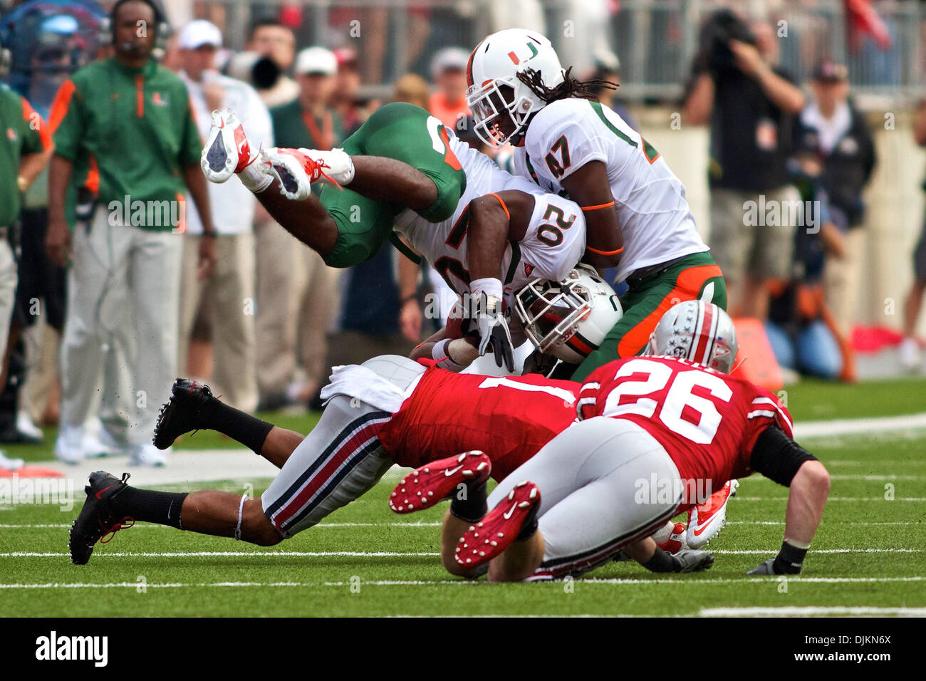 Sept. 11, 2010 - Columbus, Ohio, United States of America - Miami SR RB ...
