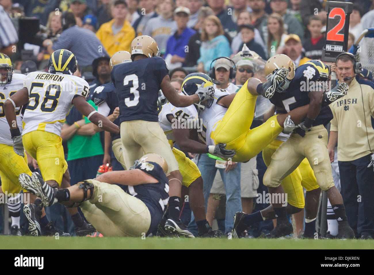 Sept. 11, 2010 - South Bend, Indiana, United States of America - Notre ...
