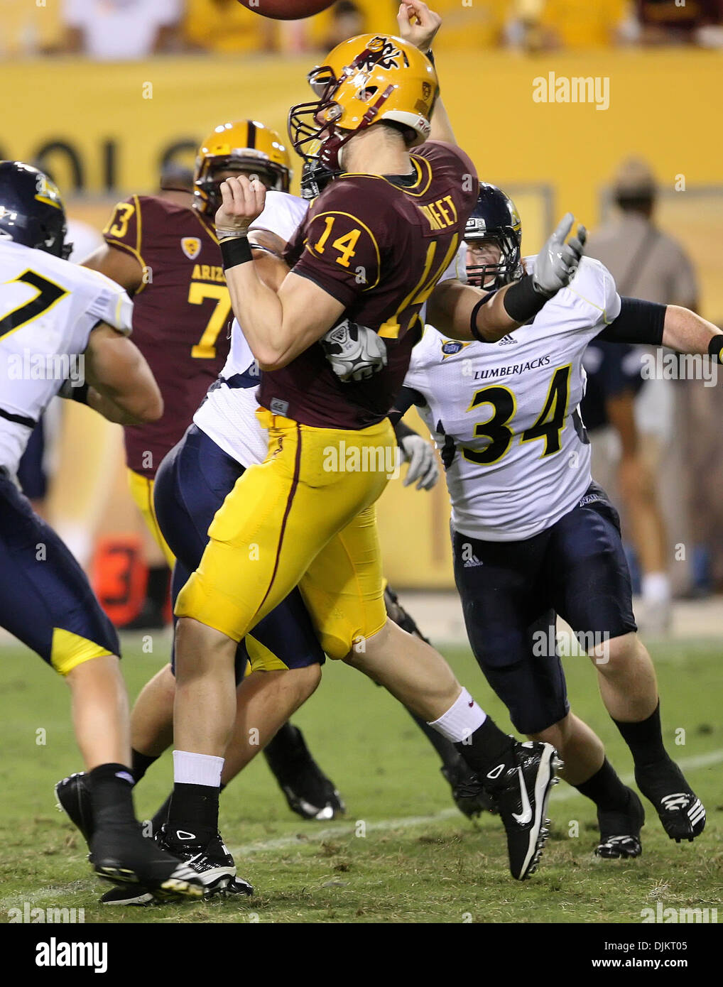 Sept. 11, 2010 - Tempe, Arizona, United States of America - ASU QB ...