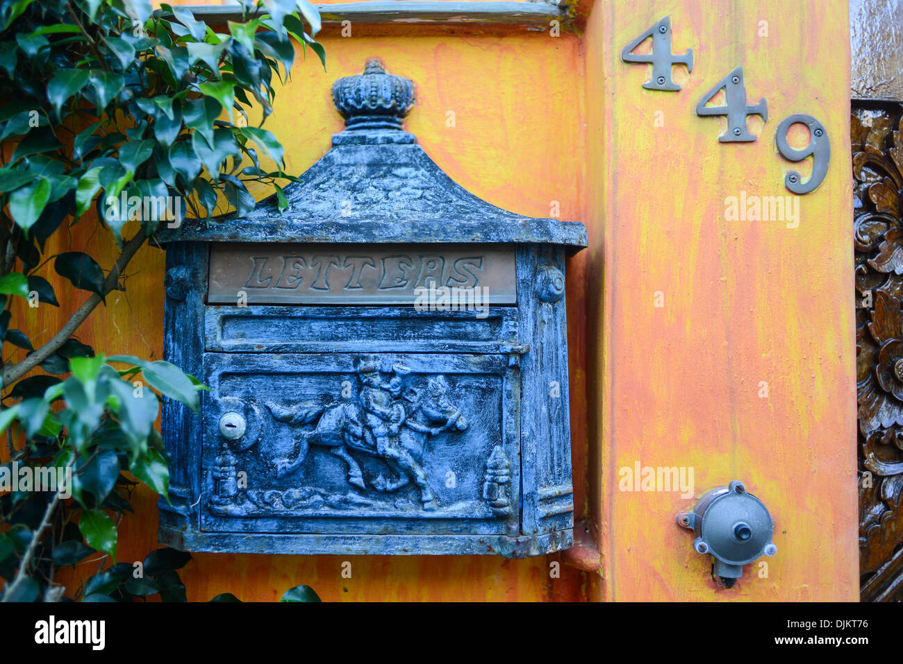 Colorful Post Box Stock Photo - Alamy