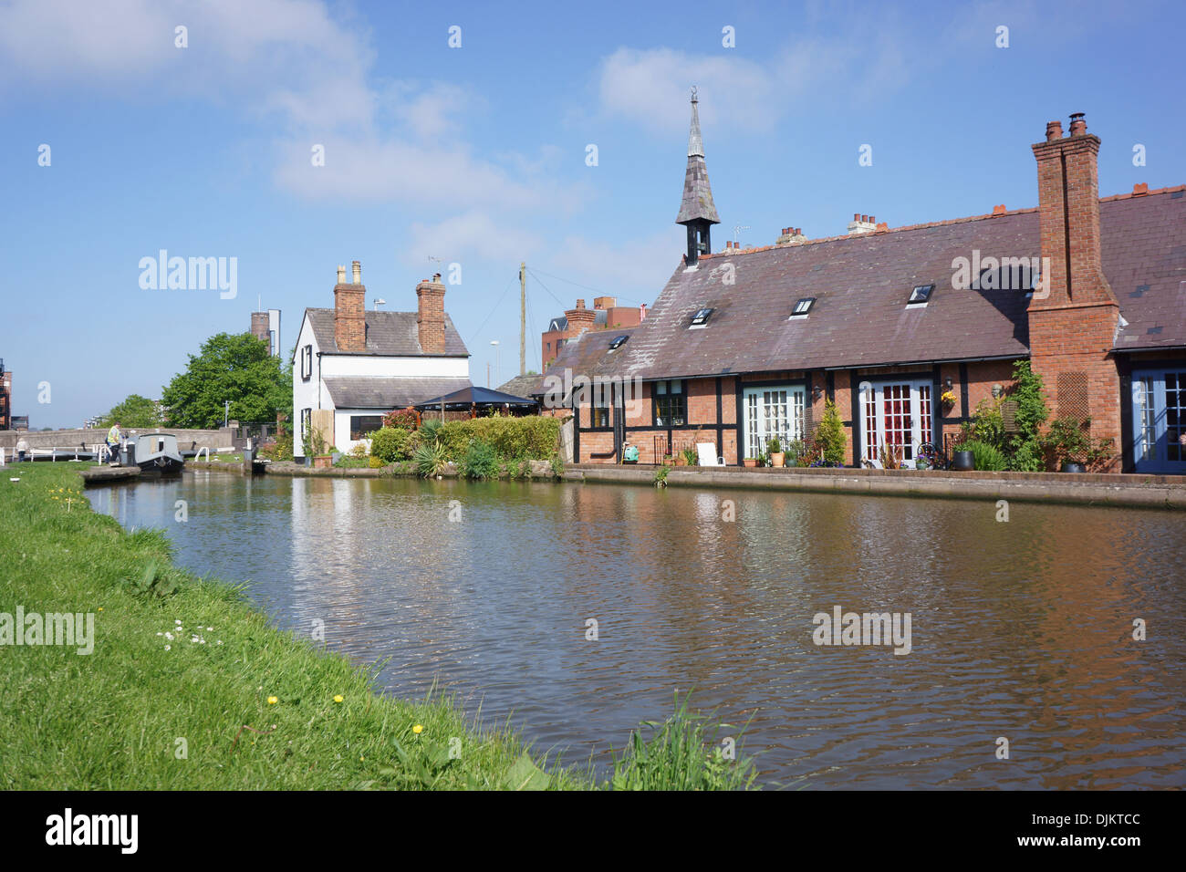 The Chester Canal - is part of the Shropshire Union Canal system Stock ...