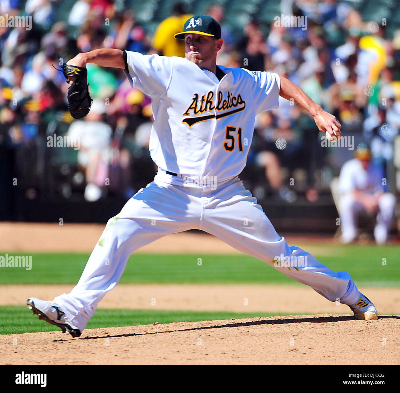 Sept. 12, 2010 - Oakland California, U.S. - Oakland Athletics pitcher ...