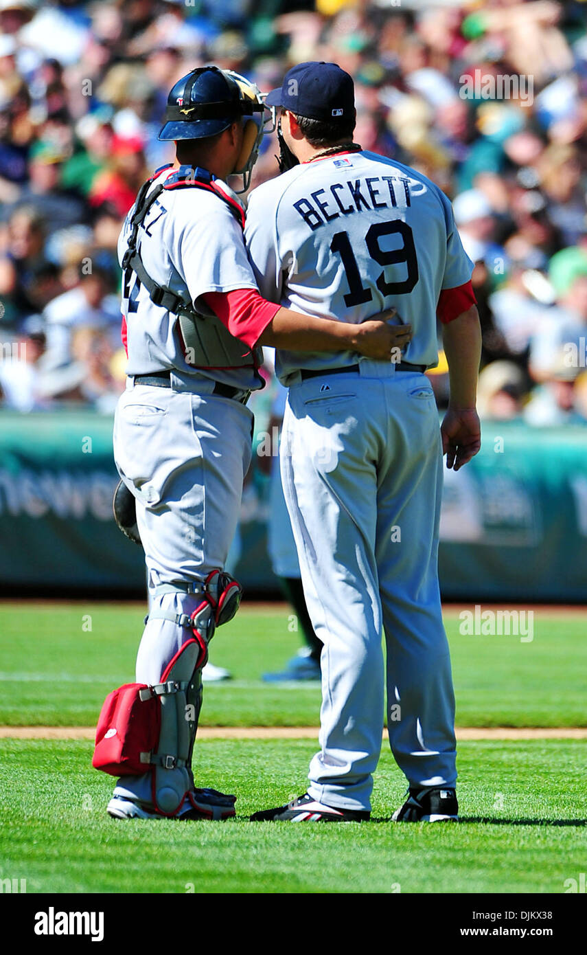Red sox pitcher josh beckett hi-res stock photography and images - Alamy