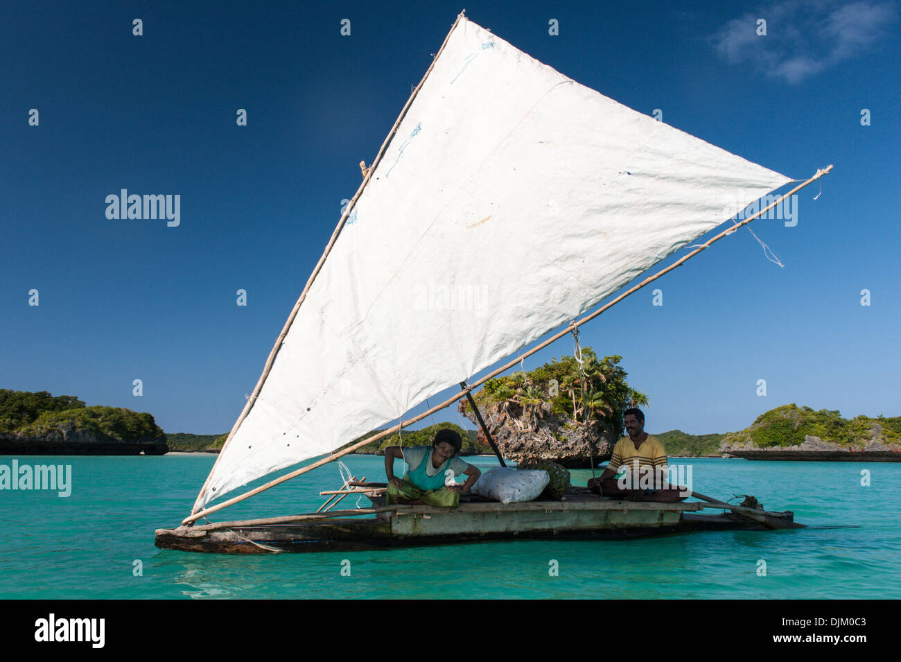 Fiji fishing boat sail hi-res stock photography and images - Alamy