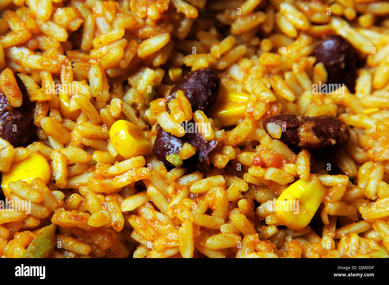 Mexican rice food background Stock Photo - Alamy