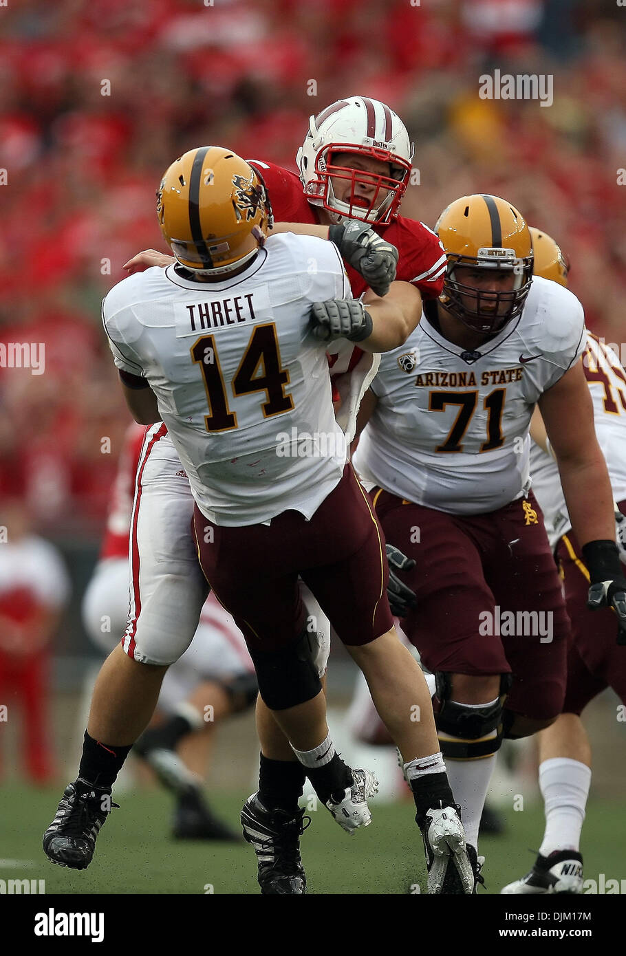 Sept. 18, 2010 - Madison, Wisconsin, United States of America - Arizona ...