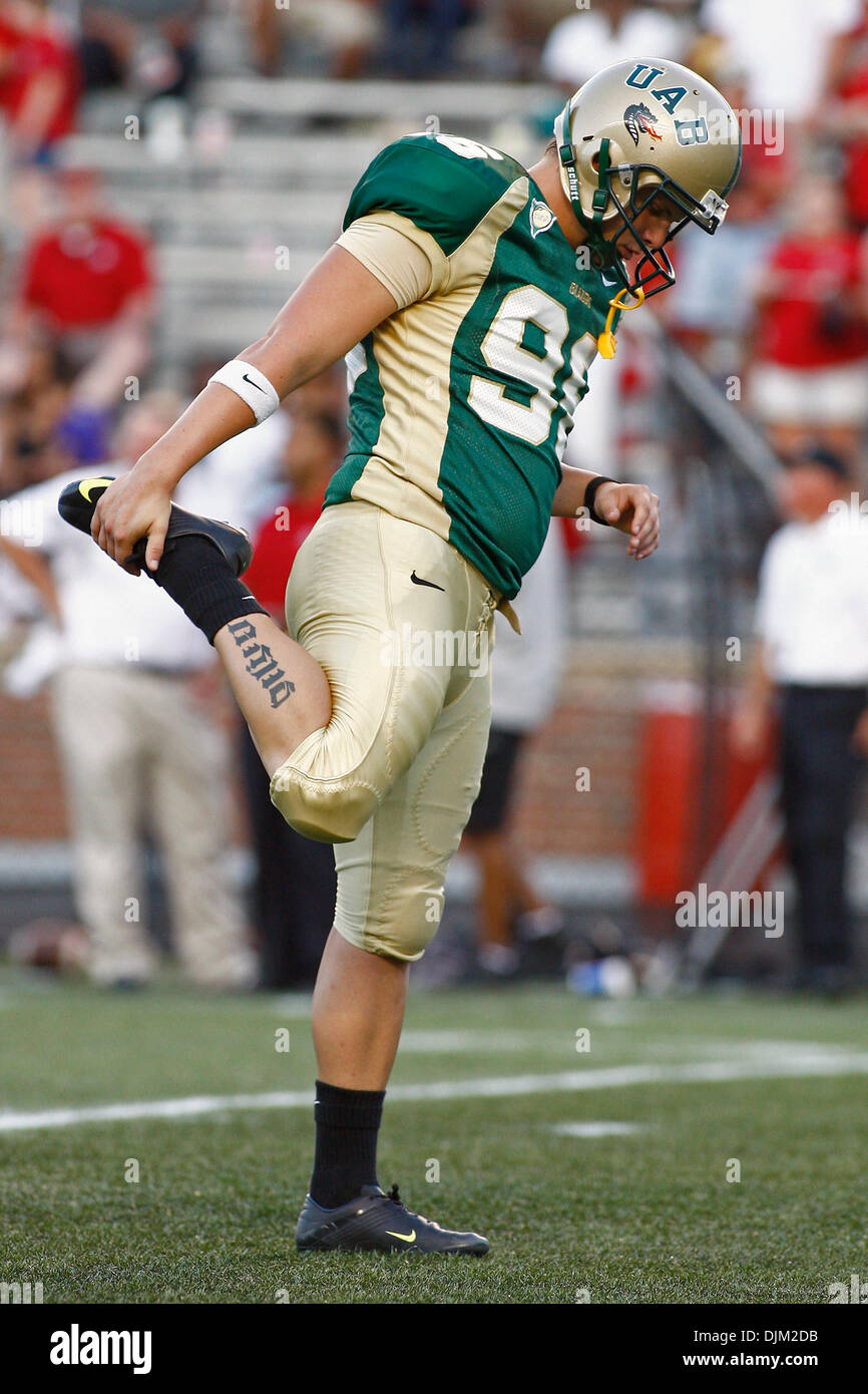 Football kicker in action hi-res stock photography and images - Alamy