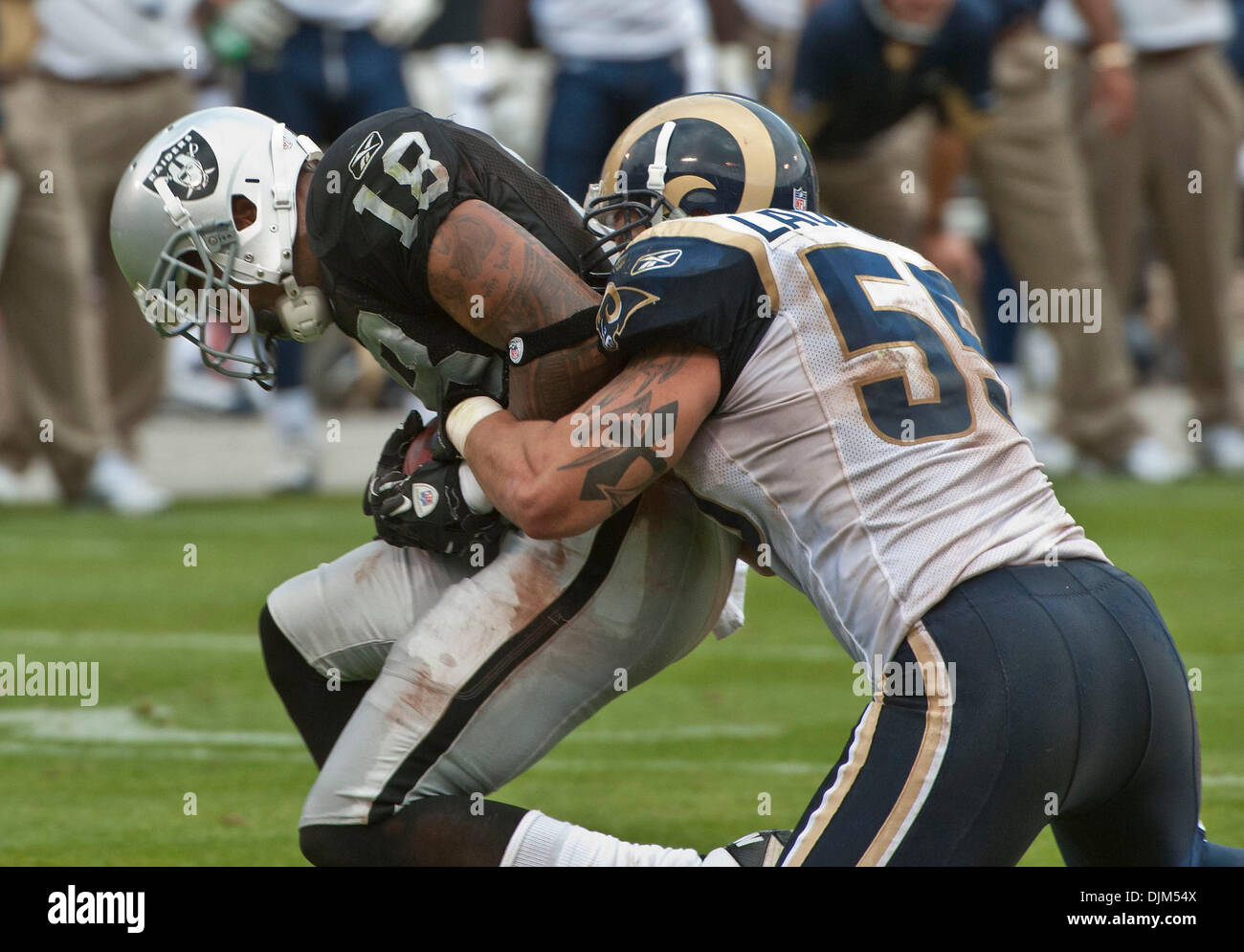 Oakland raiders wide receiver louis murphy hi-res stock photography and ...