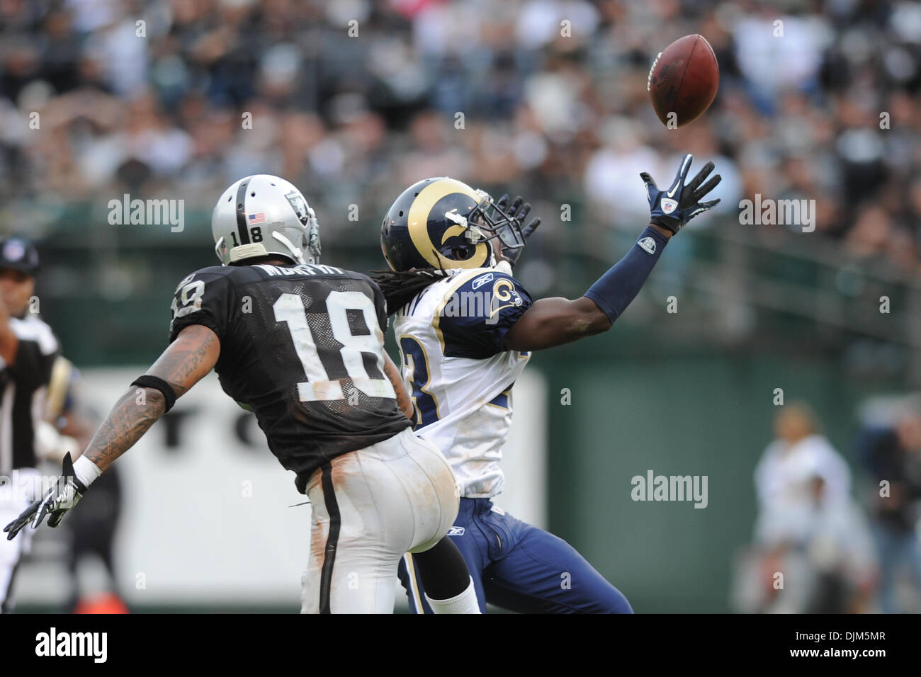 Oakland raiders wide receiver louis murphy hi-res stock photography and ...