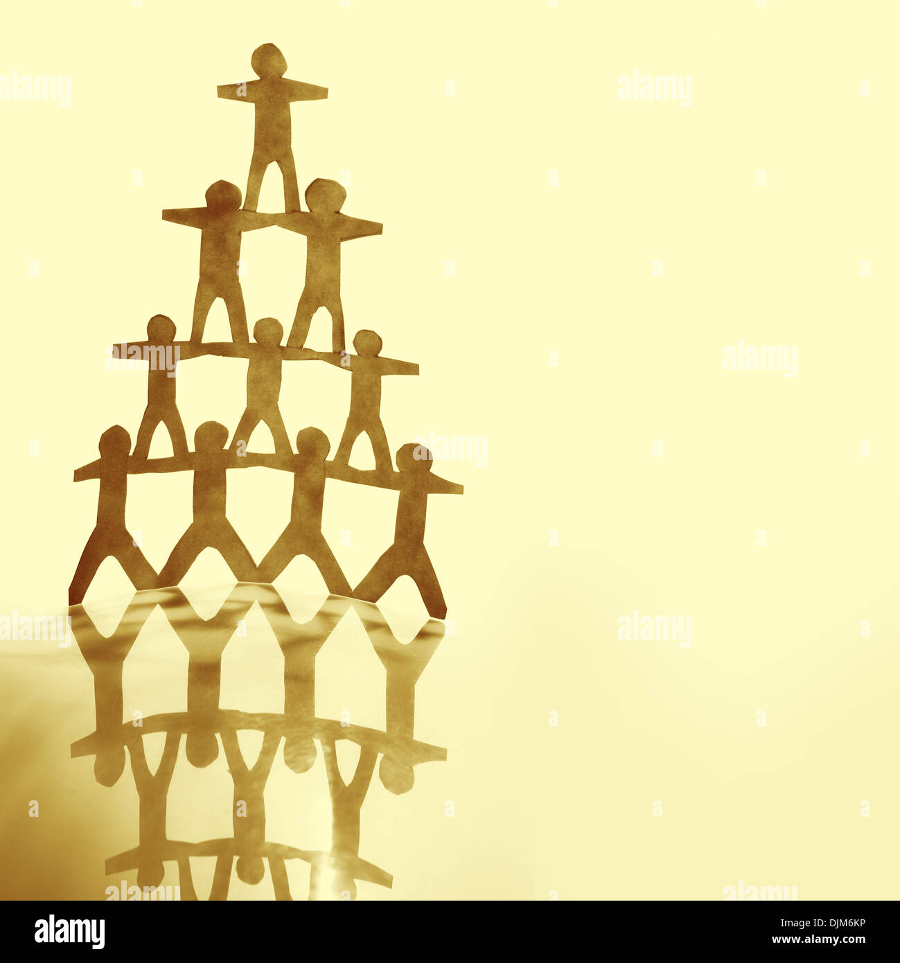 Success symbol cooperation pyramid hi-res stock photography and images ...