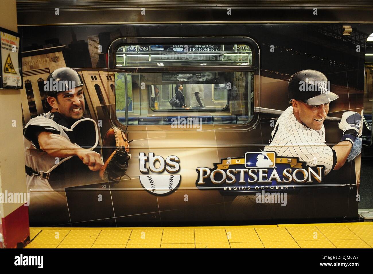 Sept. 20, 2010 - Manhattan, New York, U.S. - Images of Yankee's catcher ...