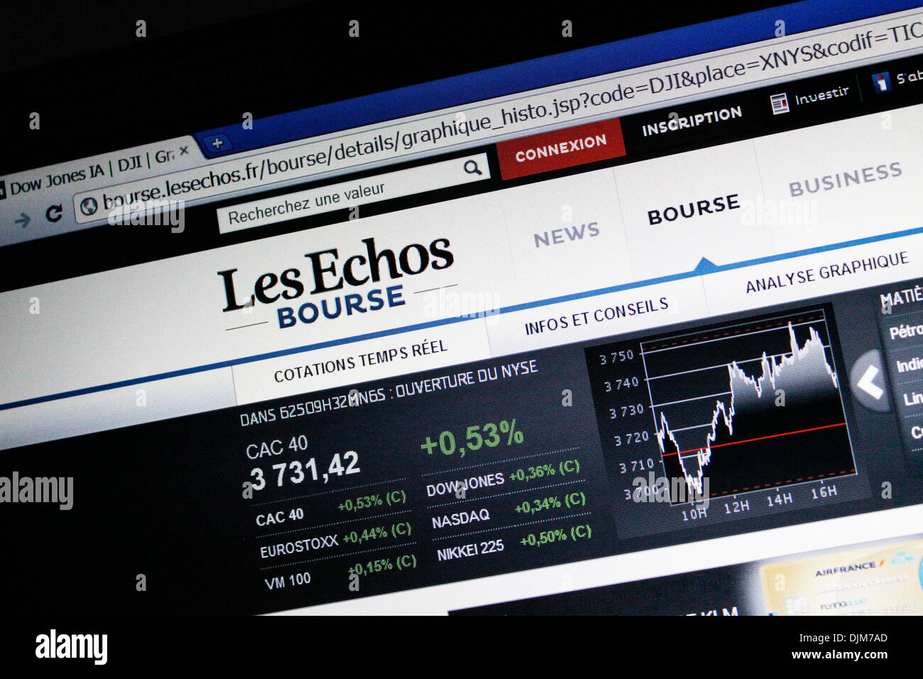 Les echos newspaper hi-res stock photography and images - Alamy