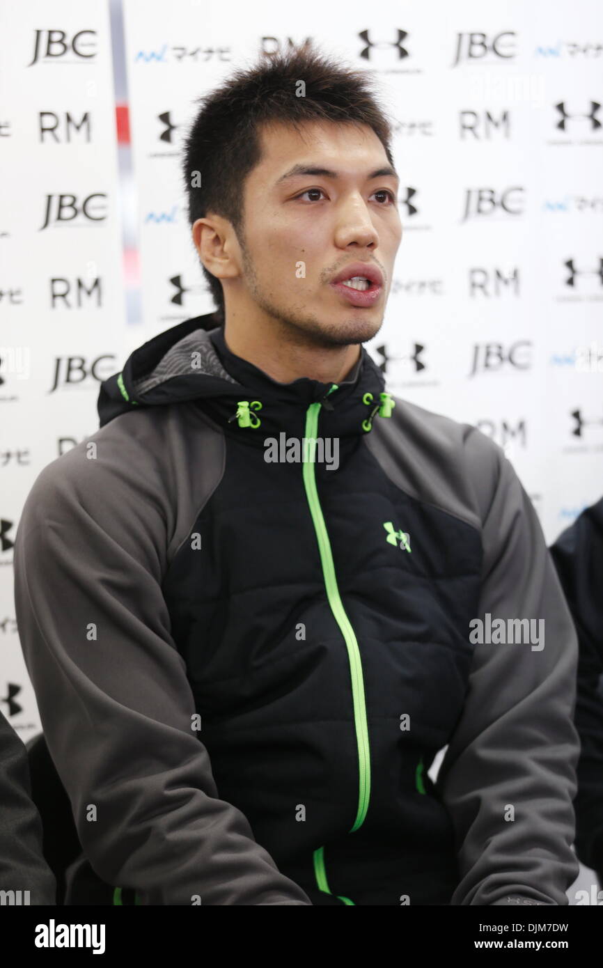 Teiken boxing gym, Tokyo, Japan. 29th Nov, 2013. Ryota Murata, NOVEMBER ...