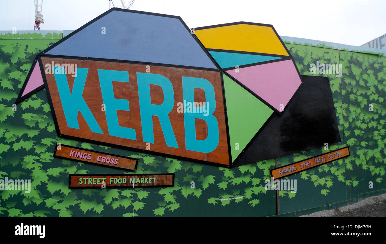 Kerb market kings cross hi-res stock photography and images - Alamy
