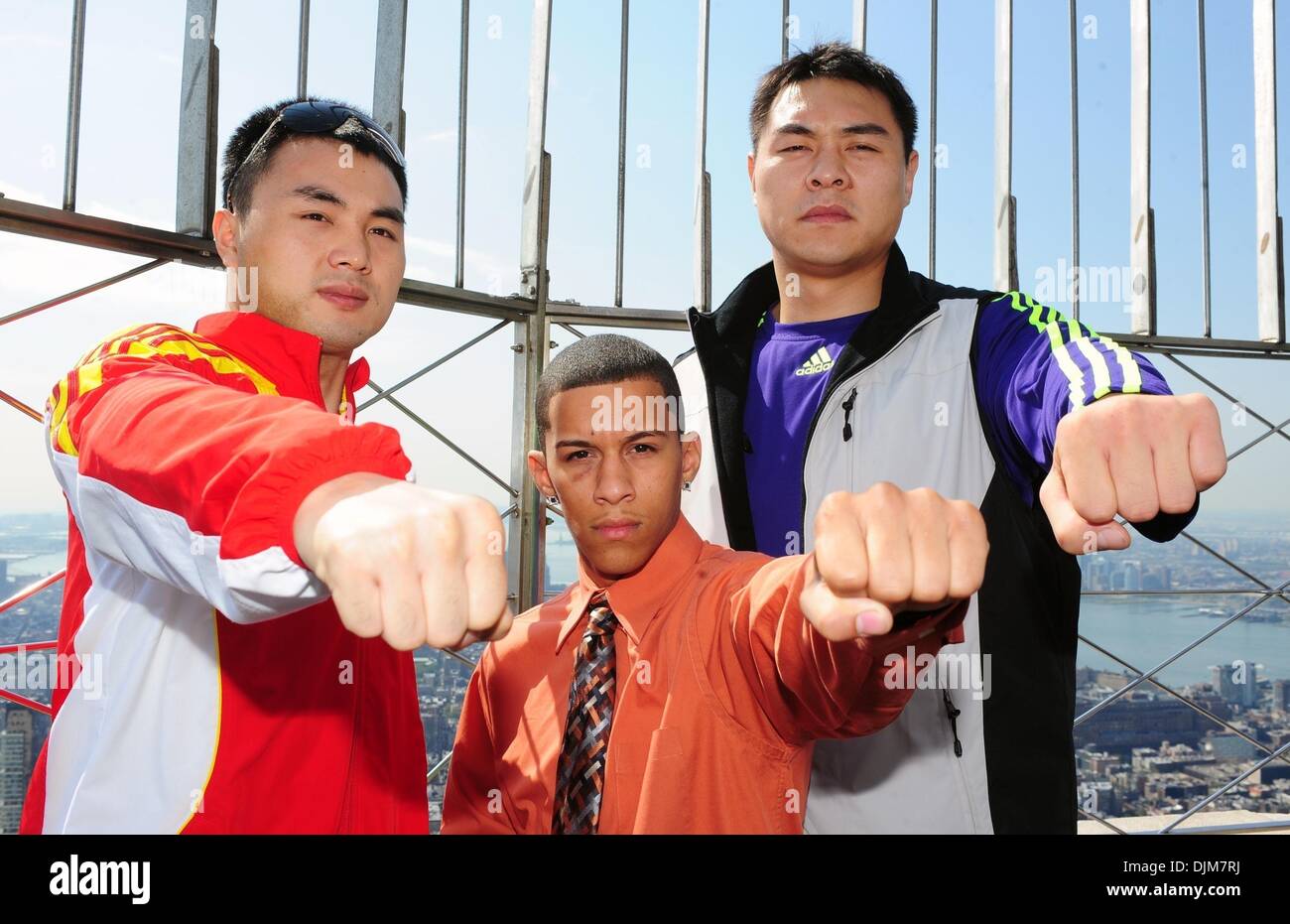 Sept. 23, 2010 - Manhattan, New York, U.S. - ZHANG JIANTING (L) Chinese ...