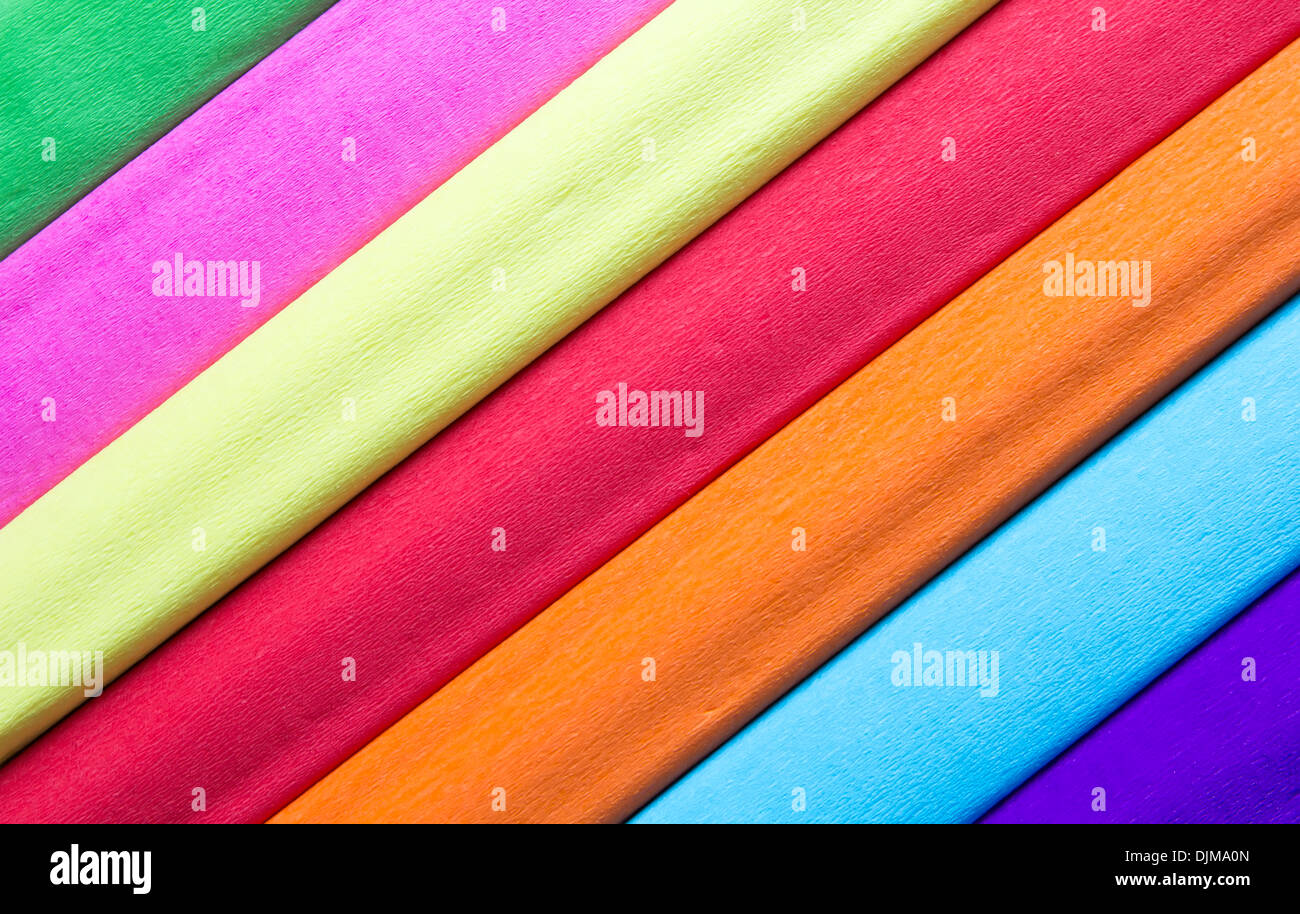 set of colorful tissue paper as background Stock Photo - Alamy