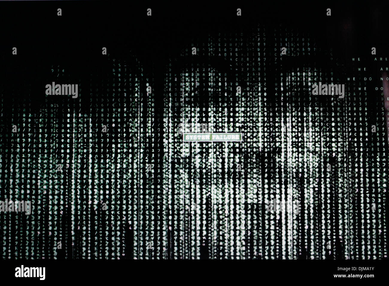 Anonymous, computer, illegal, internet, web, code Stock Photo - Alamy