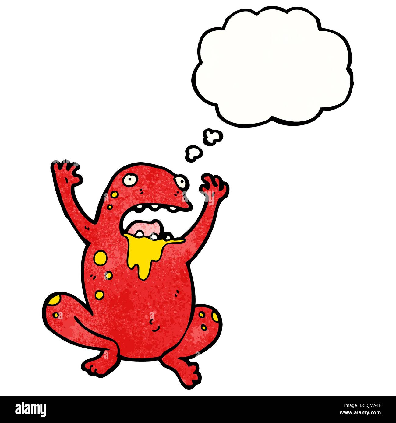 Retro cartoon with texture. Isolated on White Stock Vector Image & Art ...