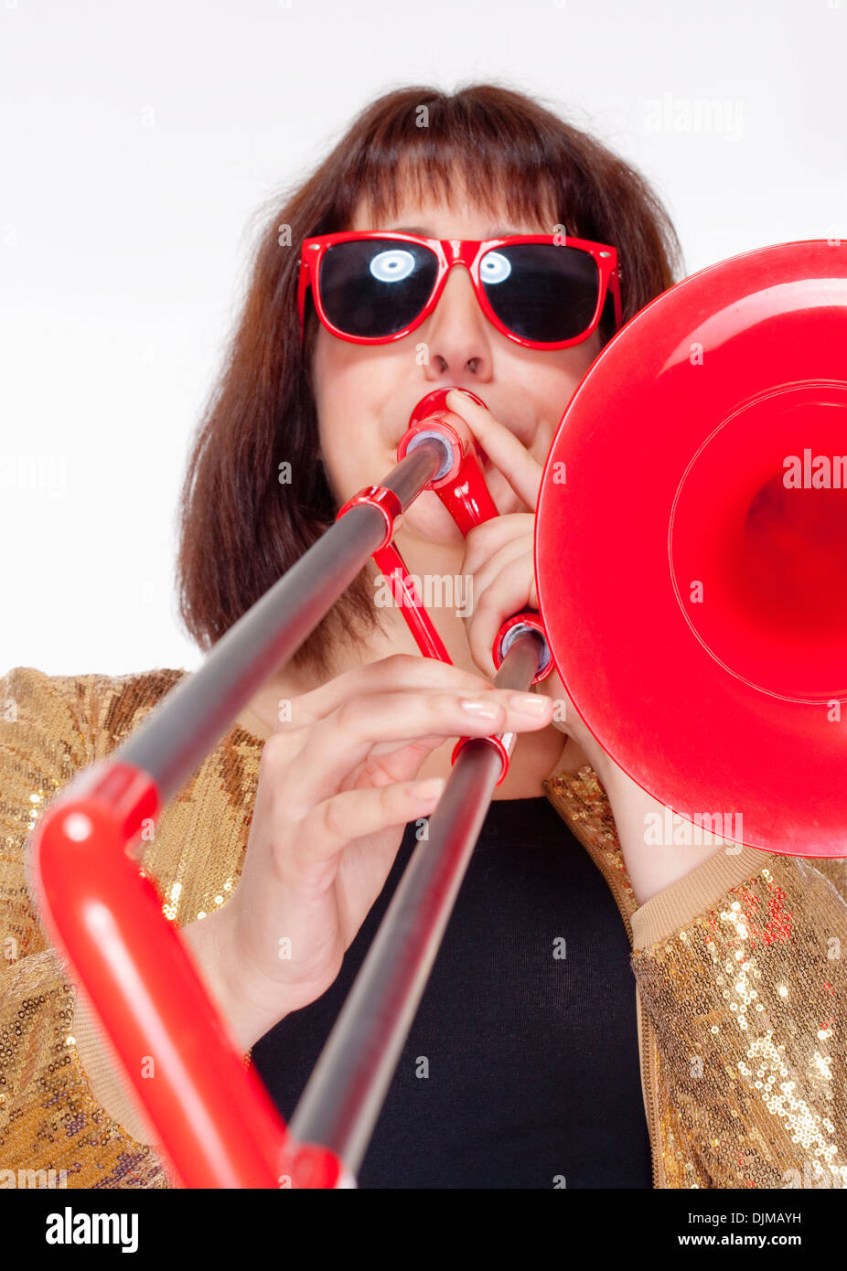 Girl Trombone High Resolution Stock Photography and Images - Alamy