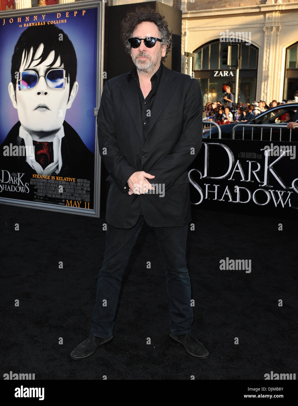 Director Tim Burton 'Dark Shadows' premiere at Grauman's Chinese ...