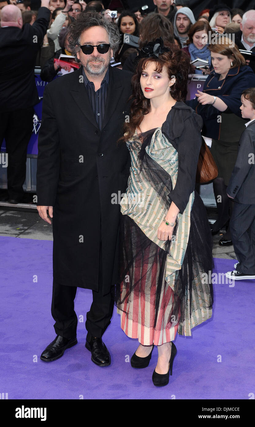Tim Burton and Helena Bonham-Carter premiere of 'Dark Shadows' at ...