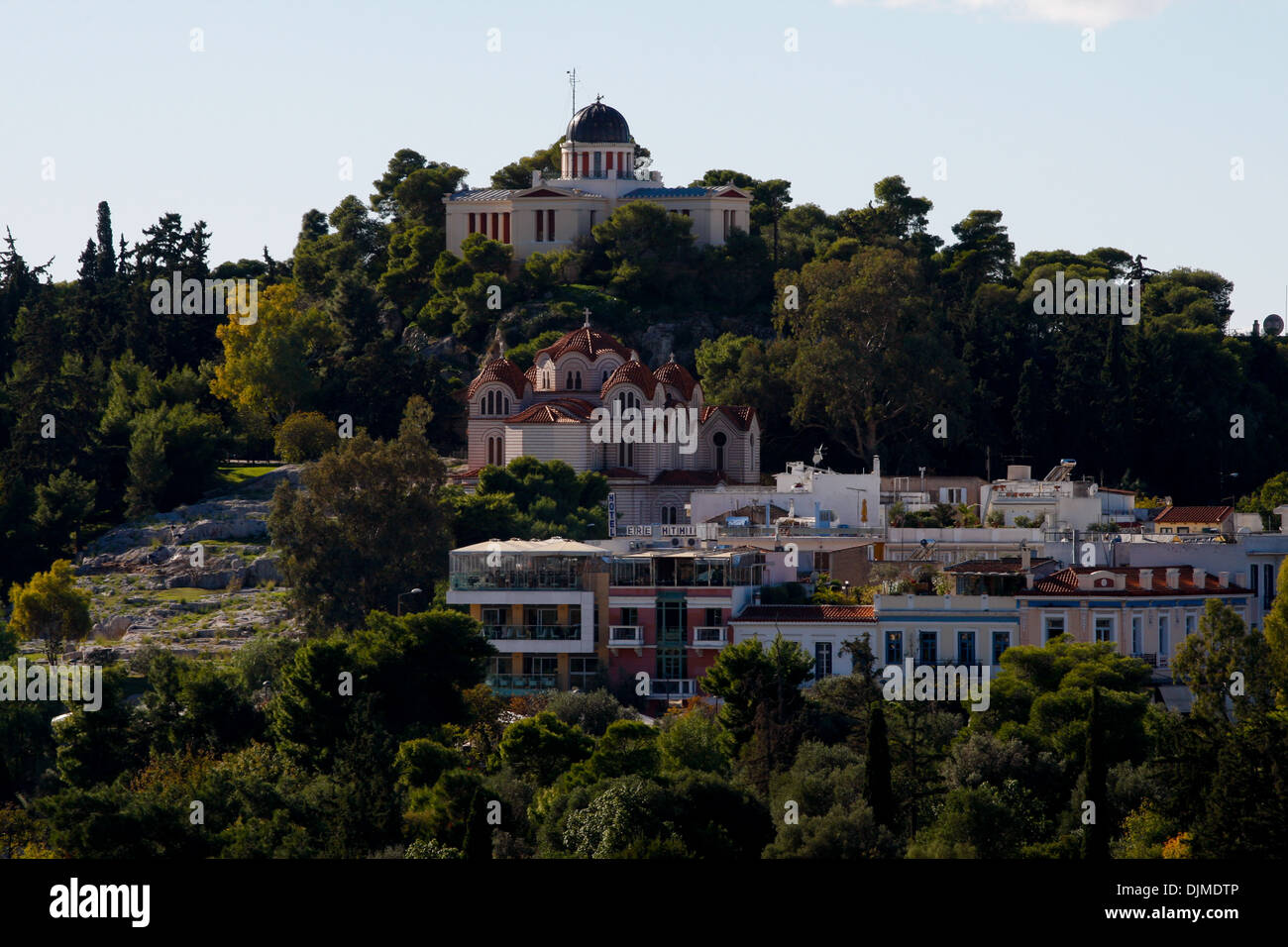 The historic center of Athens from Hotel rooftops Stock Photo - Alamy