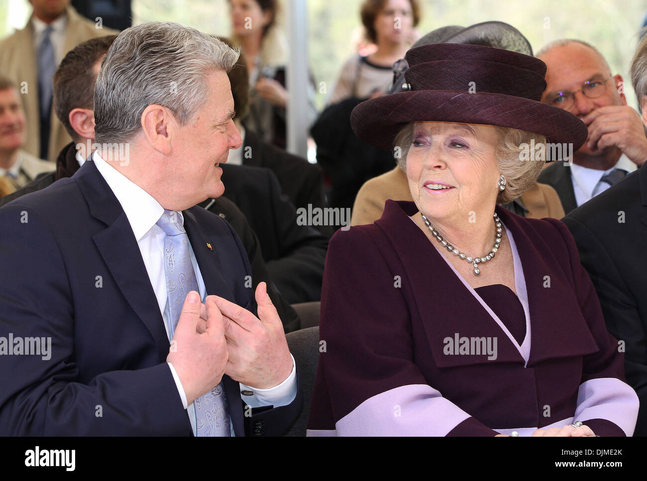 Queen Beatrix of Netherlands and President Gauck of open exhibition ...