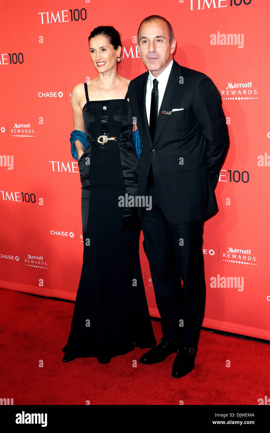 Annette Roque Matt Lauer 2012 Time 100 Gala held at Frederick P Rose ...