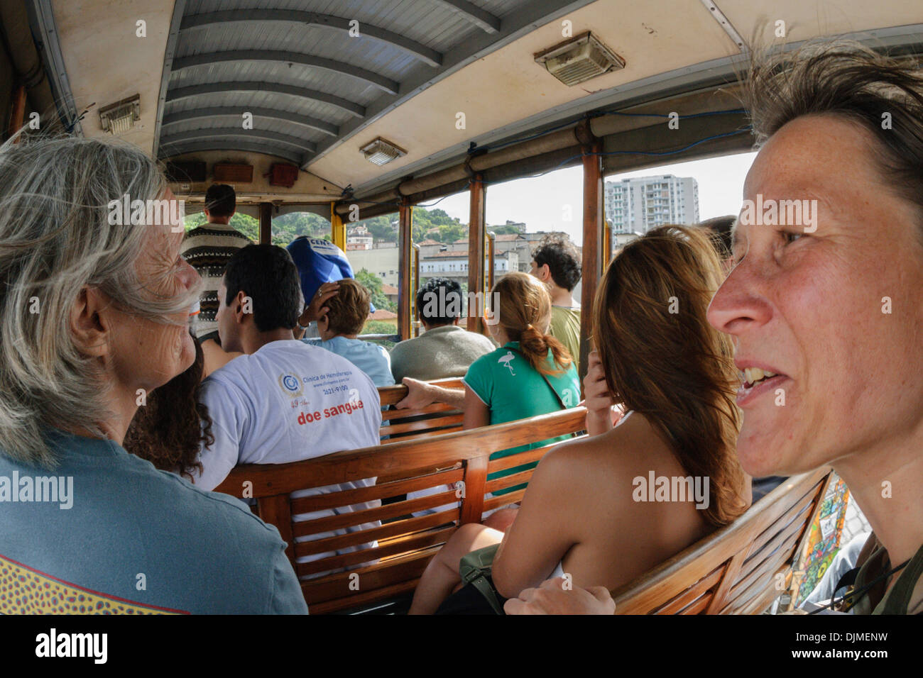Bonde, Rio's famous electric tram; Rio de Janeiro, Espirito Santo ...