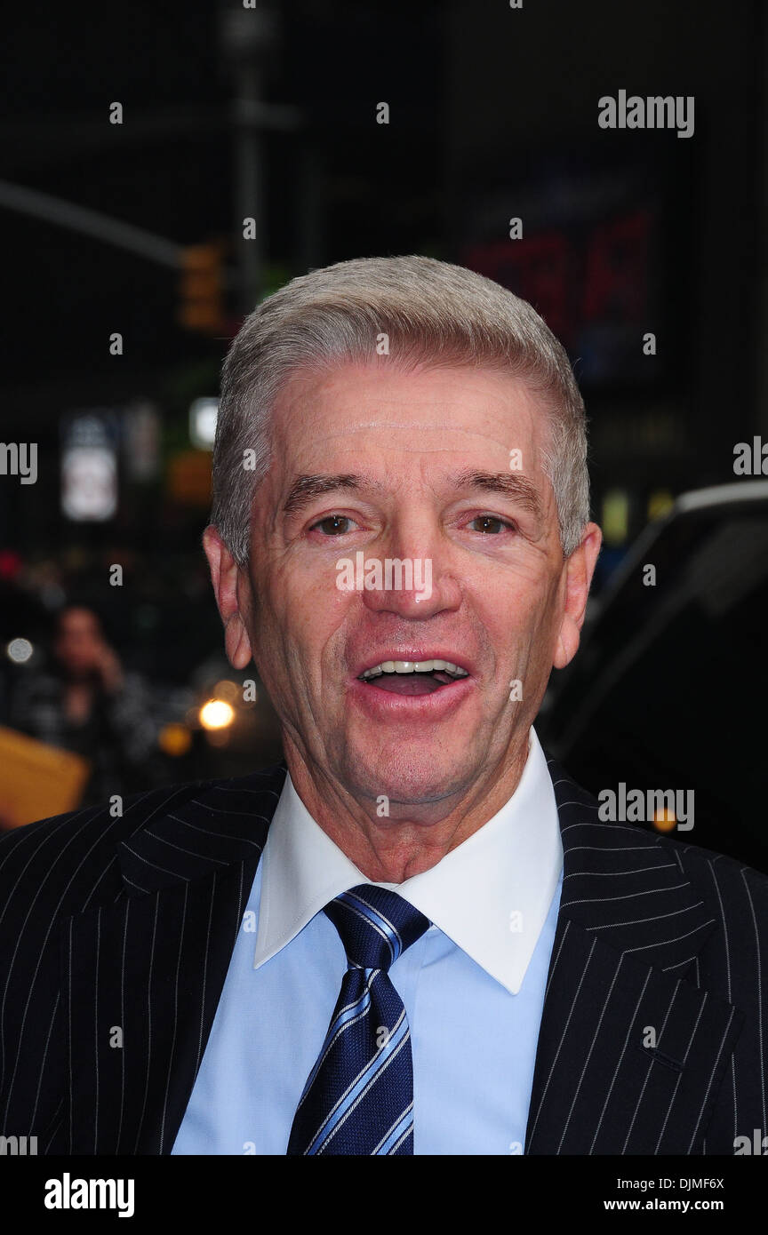 Tom Dreesen Celebrities arrive at Ed Sullivan Theater for 'The Late ...