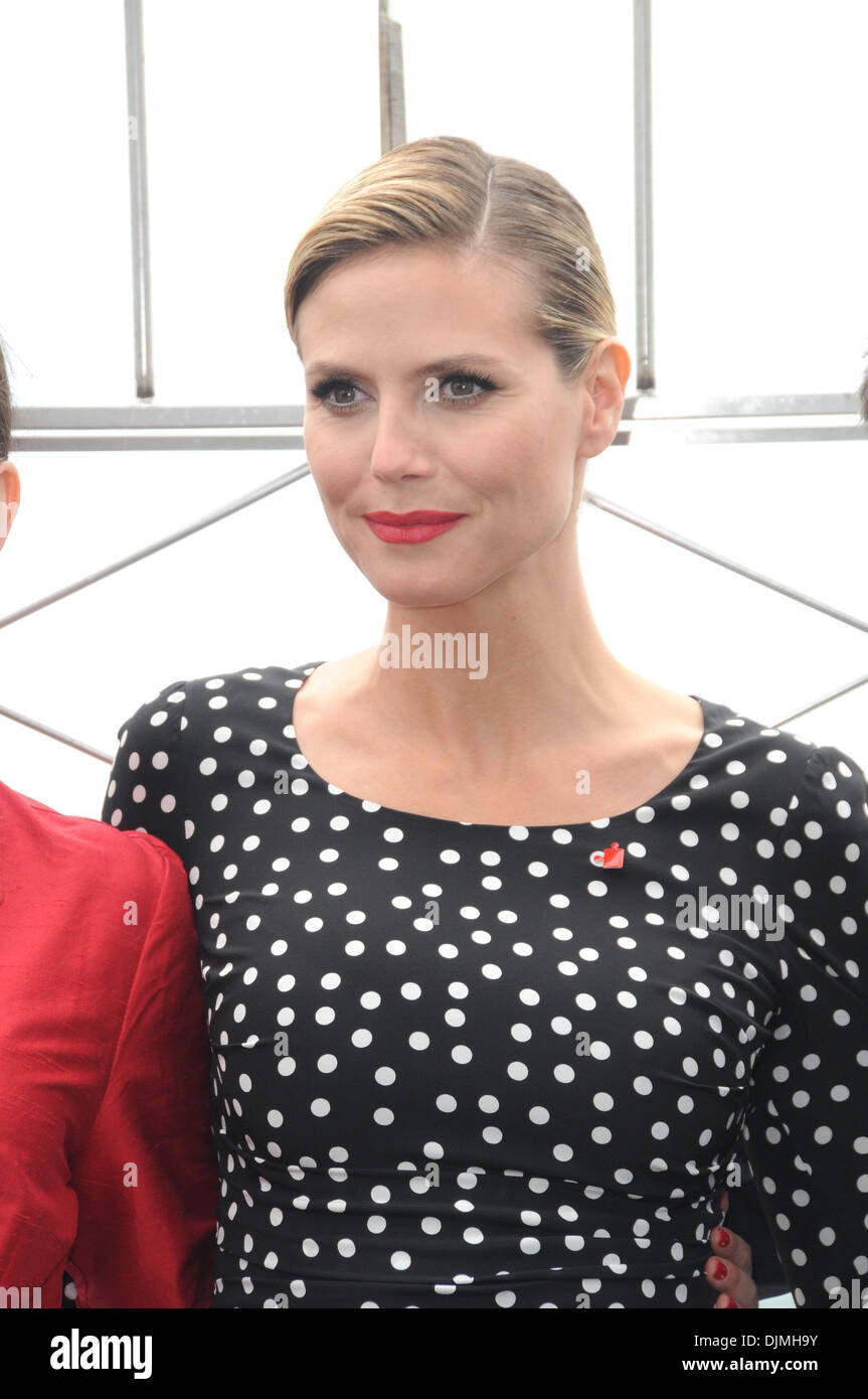 Heidi Klum illuminates Empire State Building to shine a light on fight ...