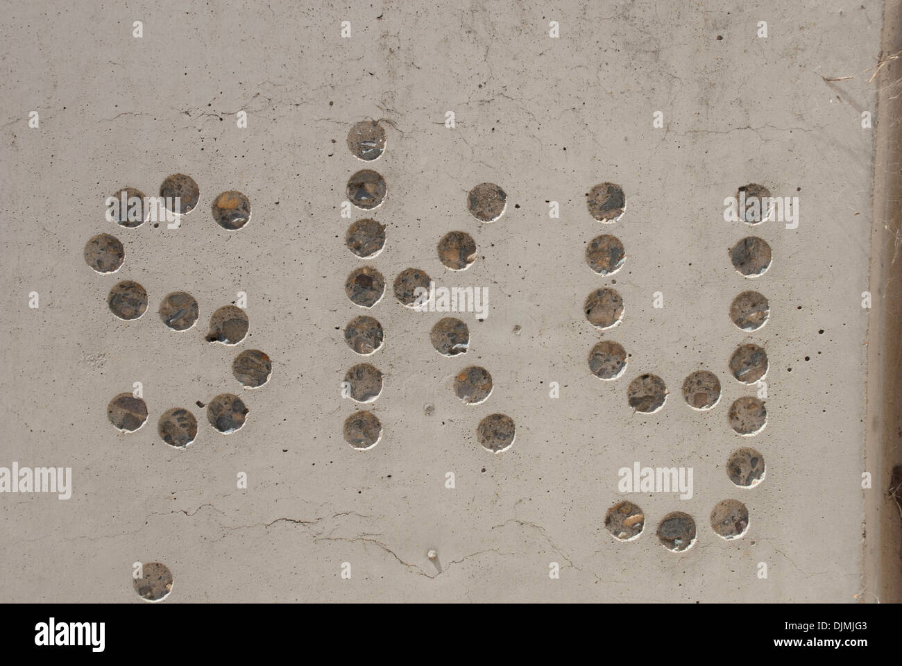 Sky, part of a poem. Public artwork at Ballast Point Park, Balmain ...