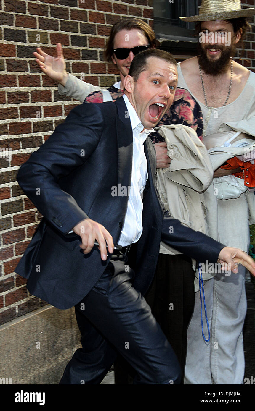 Two and a Half Men actor Jon Cryer arrives at Ed Sullivan Theater for ...